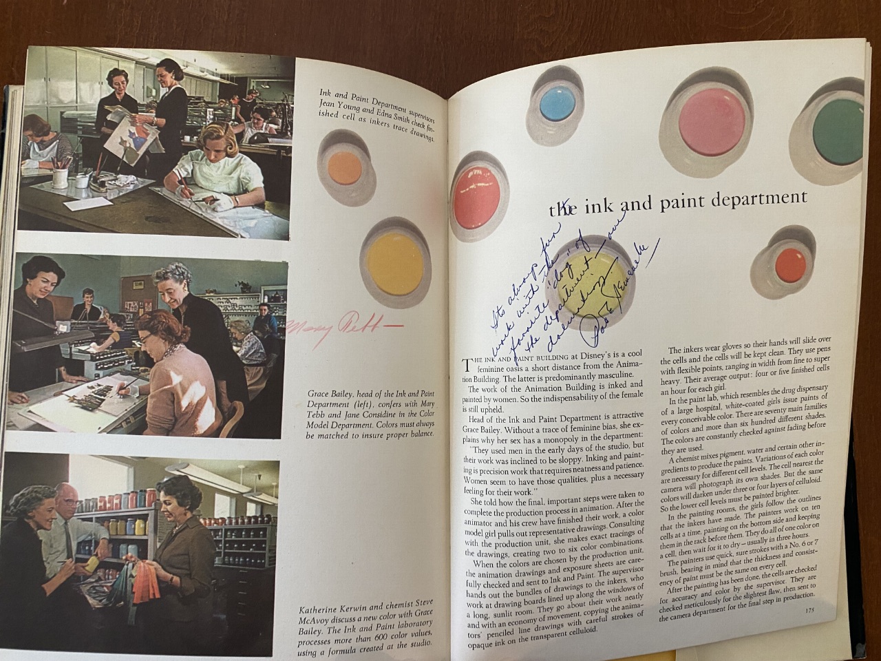 Walt Disney & Artists Signed Book